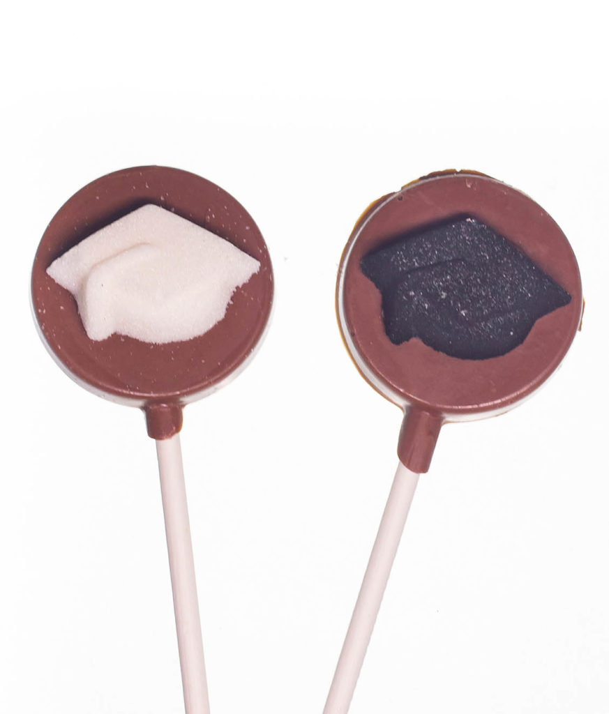 Graduation Cap Chocolate Pop – Aunt Charlotte's Candies
