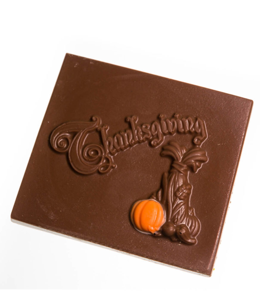 Thanksgiving Chocolate Plaque – Aunt Charlotte's Candies